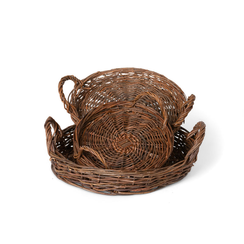Round Willow Trays – Abode Mercantile